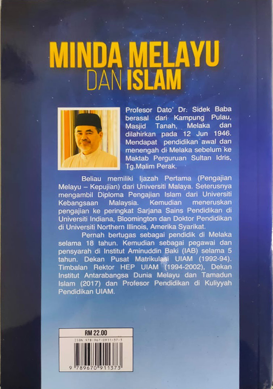 Minda Melayu & Islam Sidek Baba – elwadishop | Bandar 3, Taman Melawati